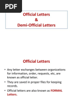 Sample Government Official Letter Format | PDF | Communication
