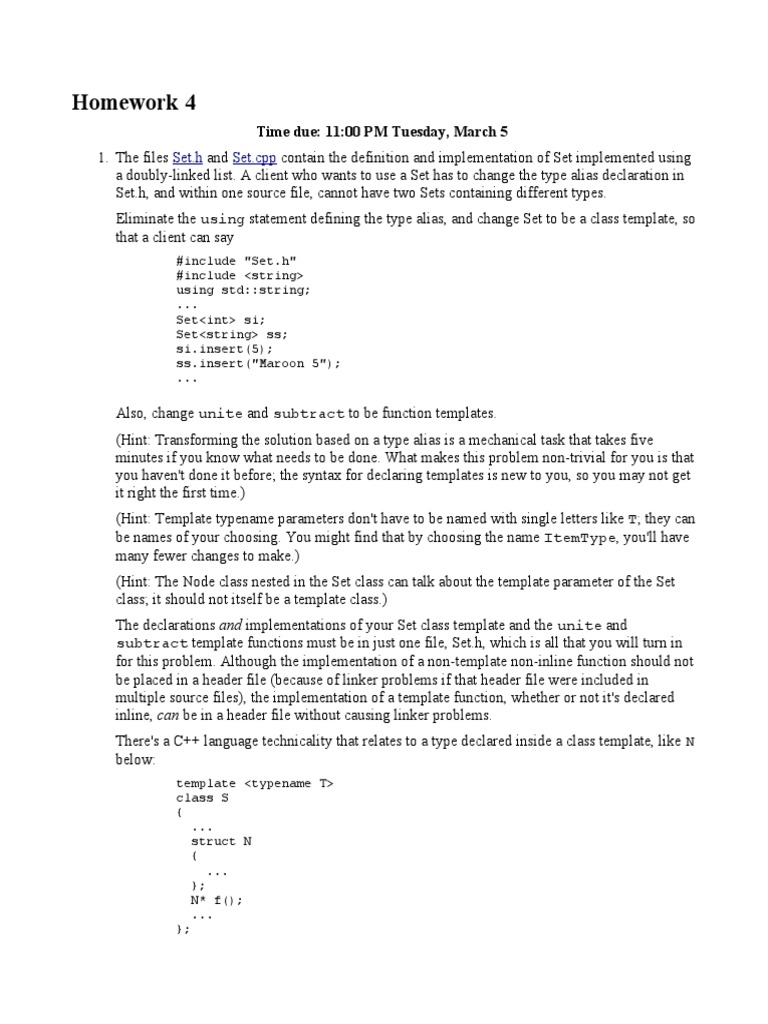 HW 4 Cs 32 Ucla Wi 19 | PDF | Subroutine | Parameter (Computer Programming)
