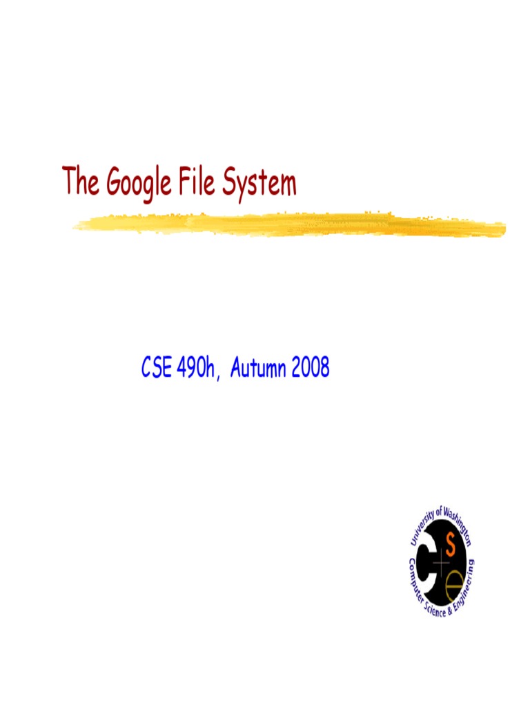 An Overview of the Google File System and its Approach to Distributed ...