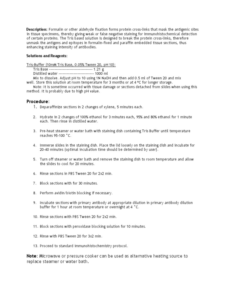 Wet Lab Protocols | PDF