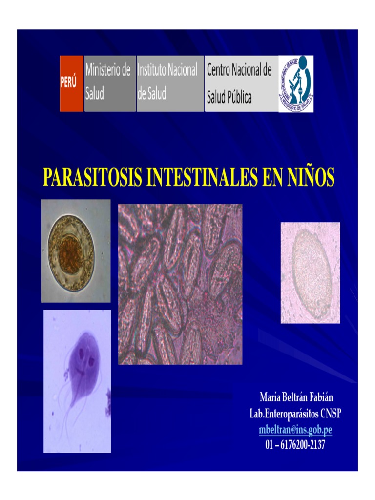 Parasitosis en Niños PDF | PDF | Especialidades Medicas | Enfermedades ...