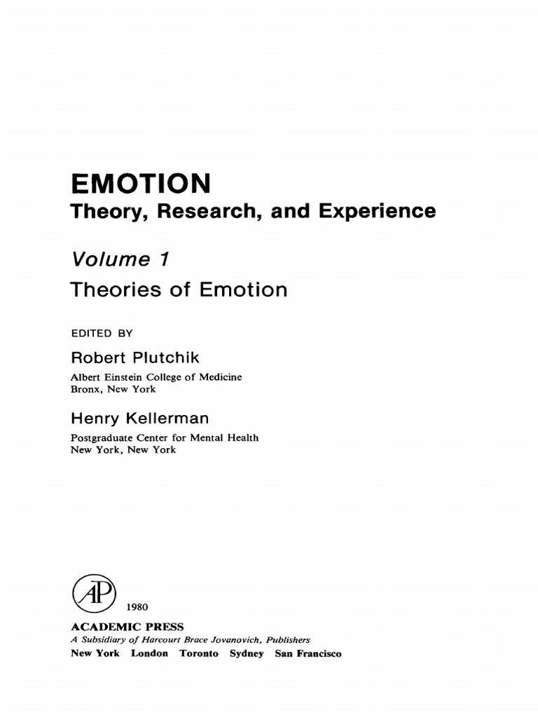Emotion. Front Matter | PDF | Science & Mathematics