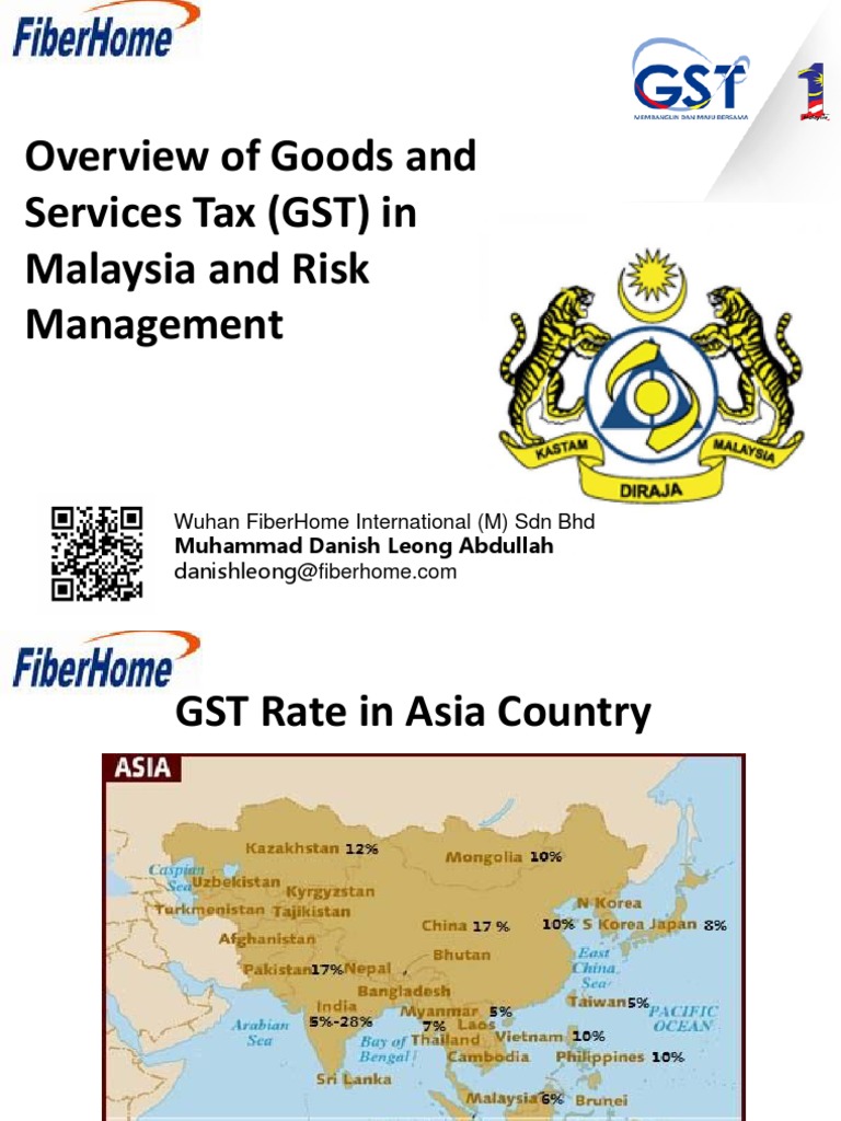 Overview of Goods and Services Tax (GST) in Malaysia and Risk ...