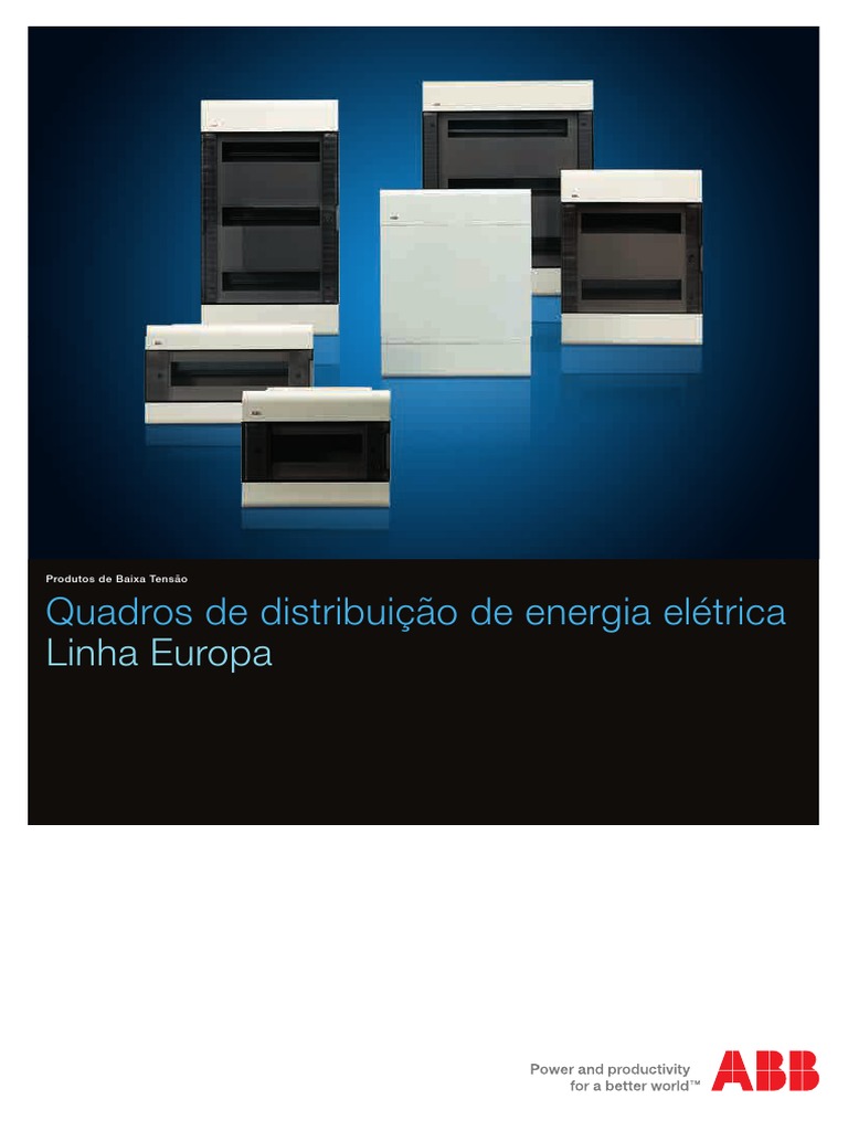 Disjuntores ABB | PDF | Distribuição de energia elétrica | Eletricidade