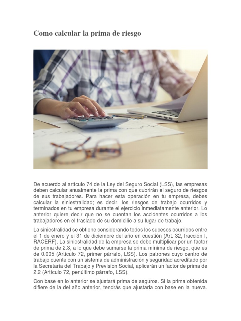 Como Calcular La Prima de Riesgo | Descargar gratis PDF | Gobierno