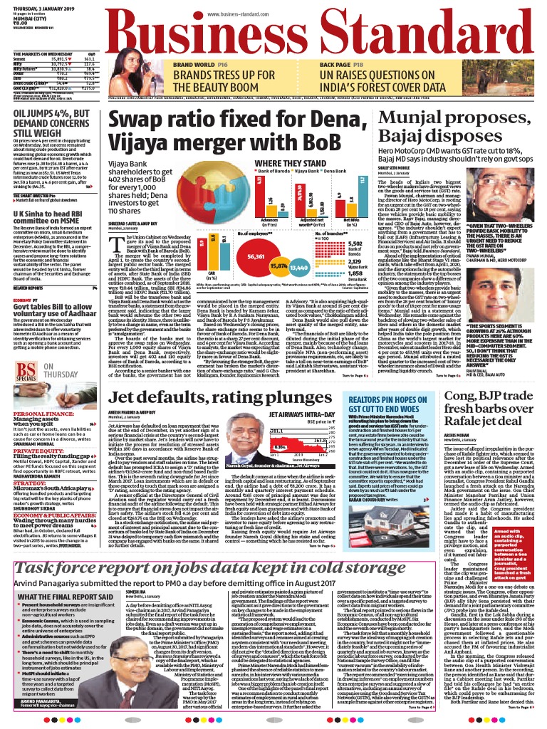Business Standard-03 PDF | PDF | Narendra Modi | Banks