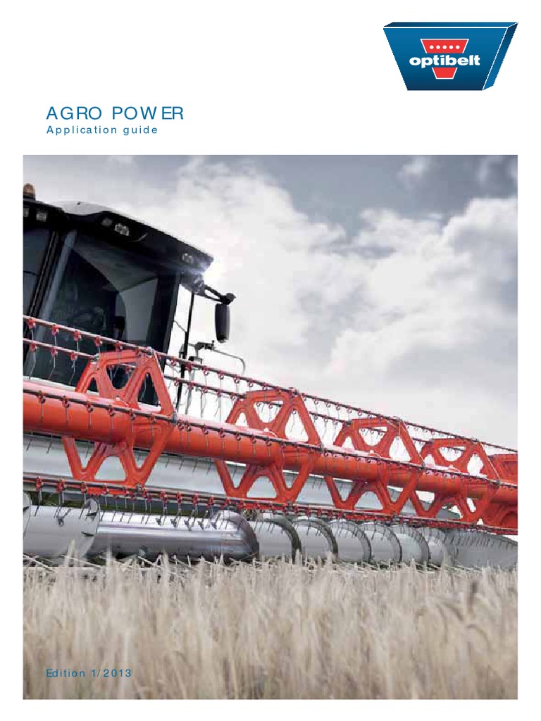 Agro Power: Application Guide | PDF | Belt (Mechanical) | Machines