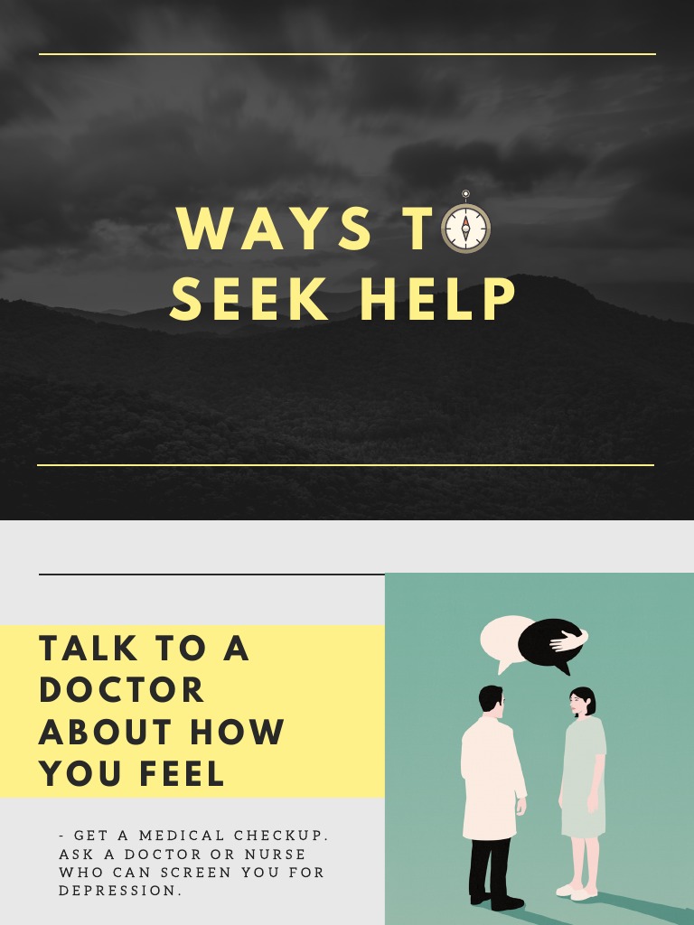 Ways To Seek Help Poster | PDF