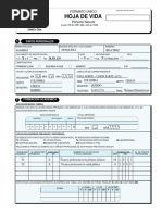 Formato Unico de Hoja de Vida-Persona Natural-DAFP | PDF | Educación ...