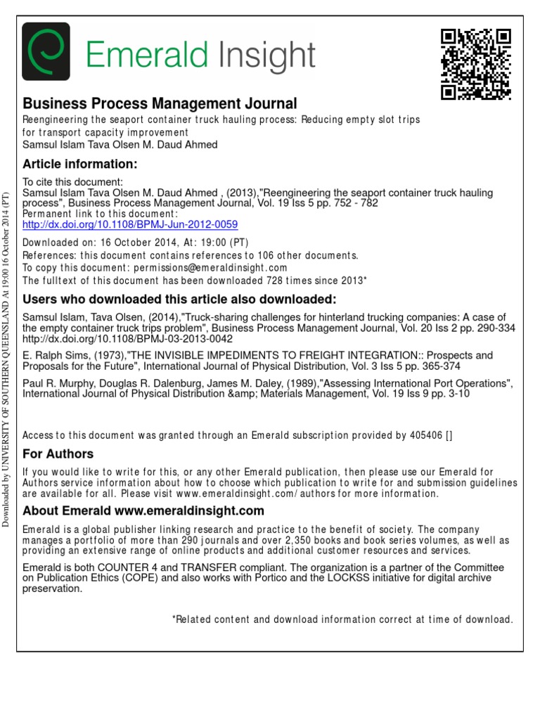 Hauling Process | PDF | Business Process | Cargo