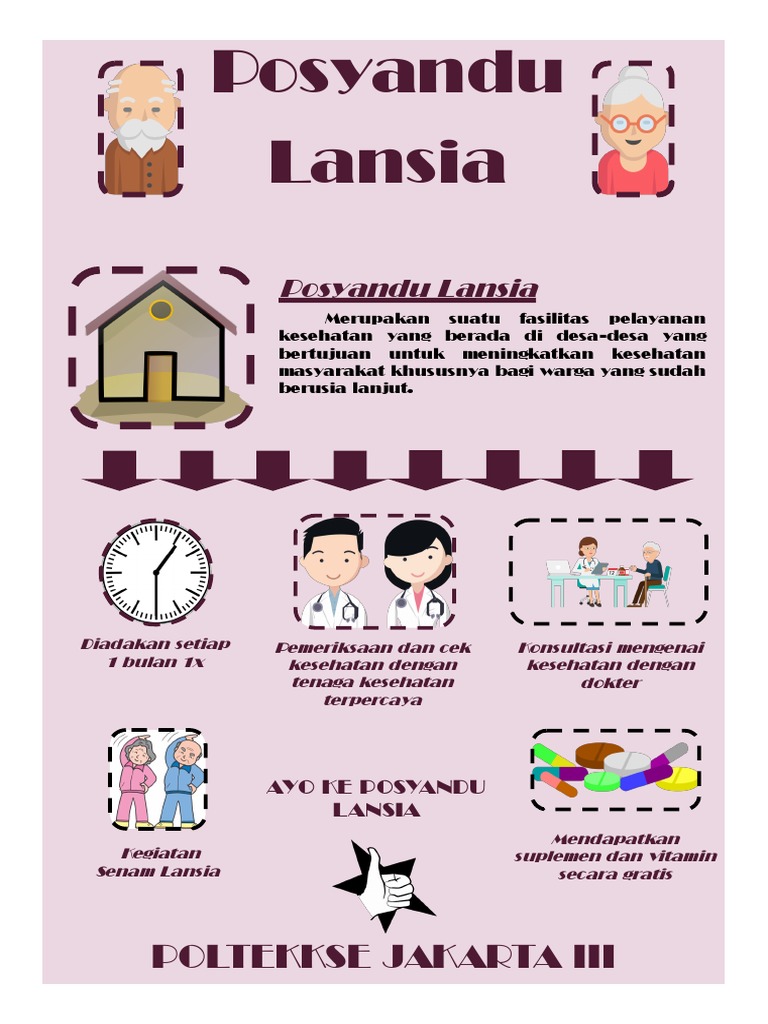 Poster Posyandu Lansia | PDF | Kesehatan Holistik