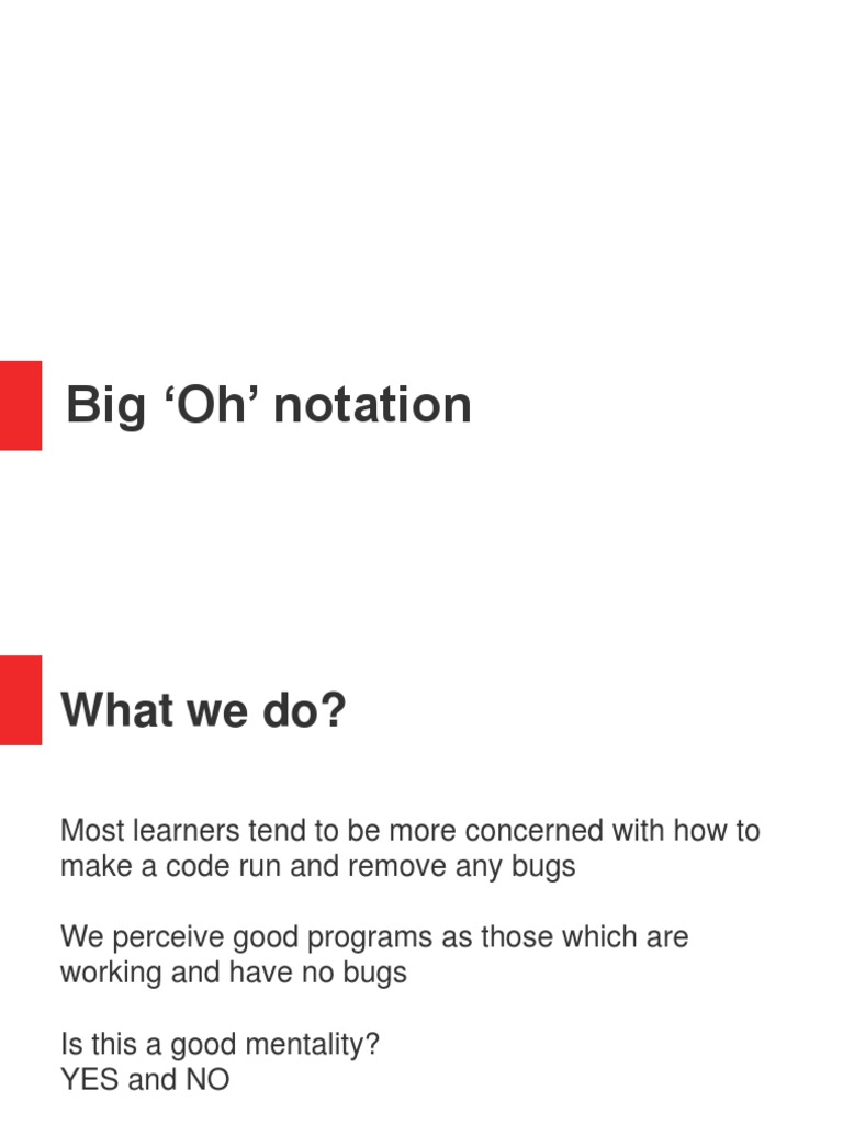 Big Oh | PDF | Time Complexity | Teaching Mathematics