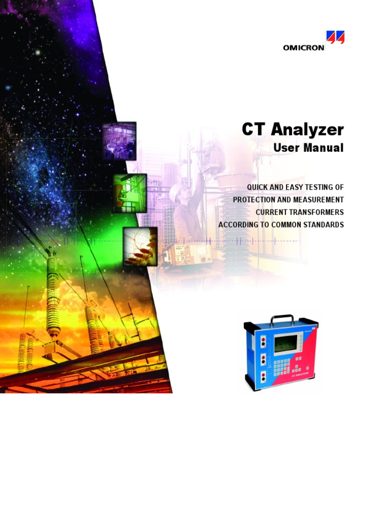 CT-Analyzer - User Manual2 PDF | PDF | Safety | High Voltage