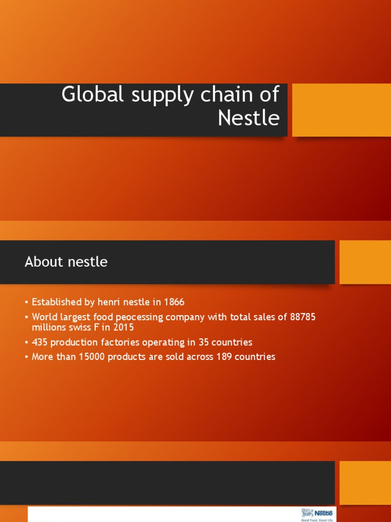 Nestle Supply Chain | PDF | Nestlé | Supply Chain