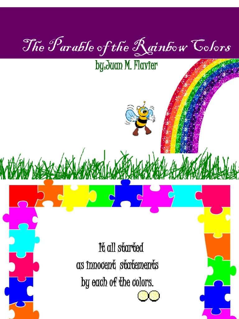 The Colors' Quarrel: A Rainbow Parable | PDF | Artistic Techniques | Qualia