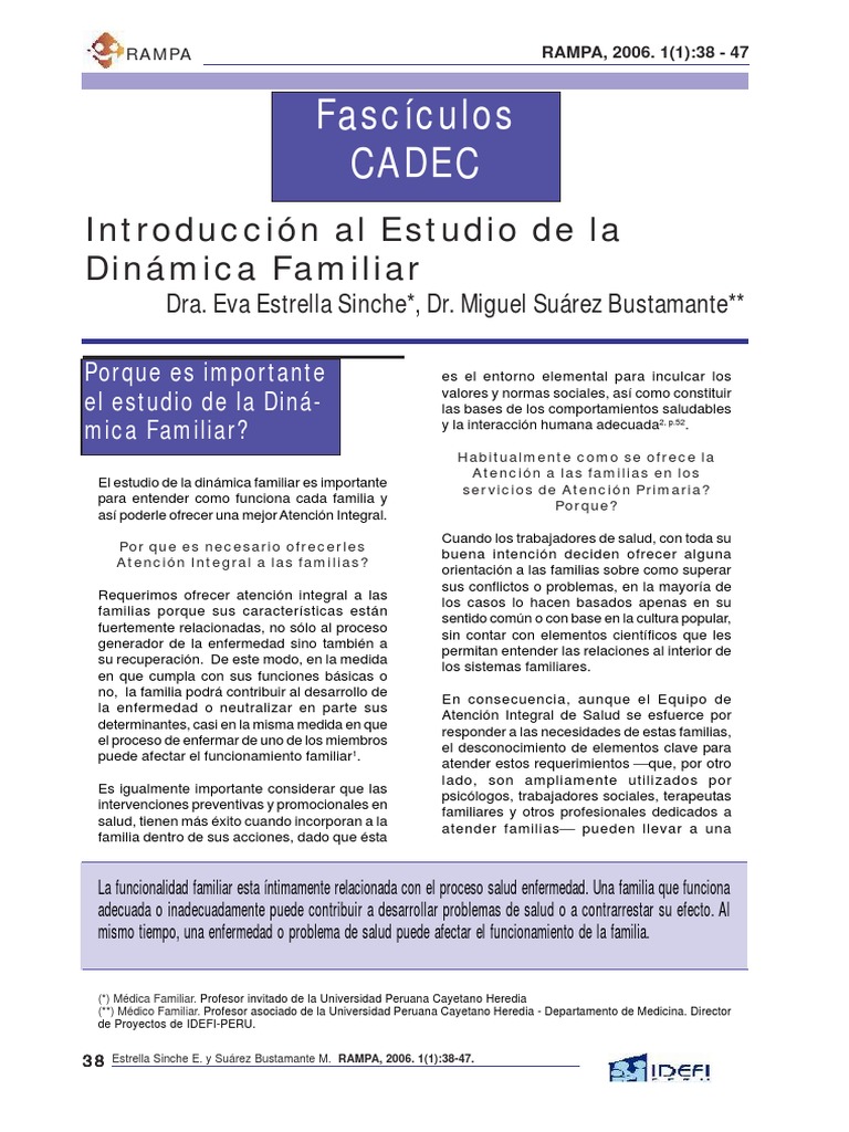 RAMPA V1N1 Parte2 PDF | PDF | Familia | Sistema