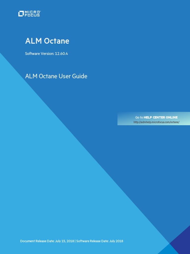 ALM Octane User Guide PDF | PDF | Proxy Server | Copyright