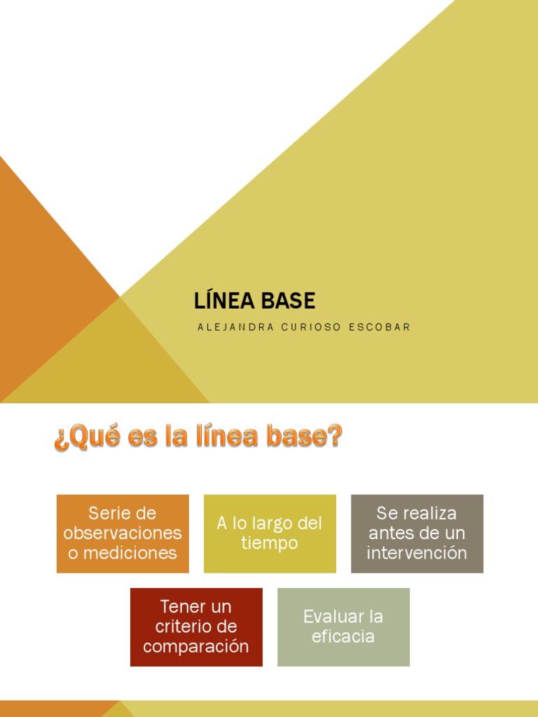 Linea Base | PDF | Comportamiento | Medición