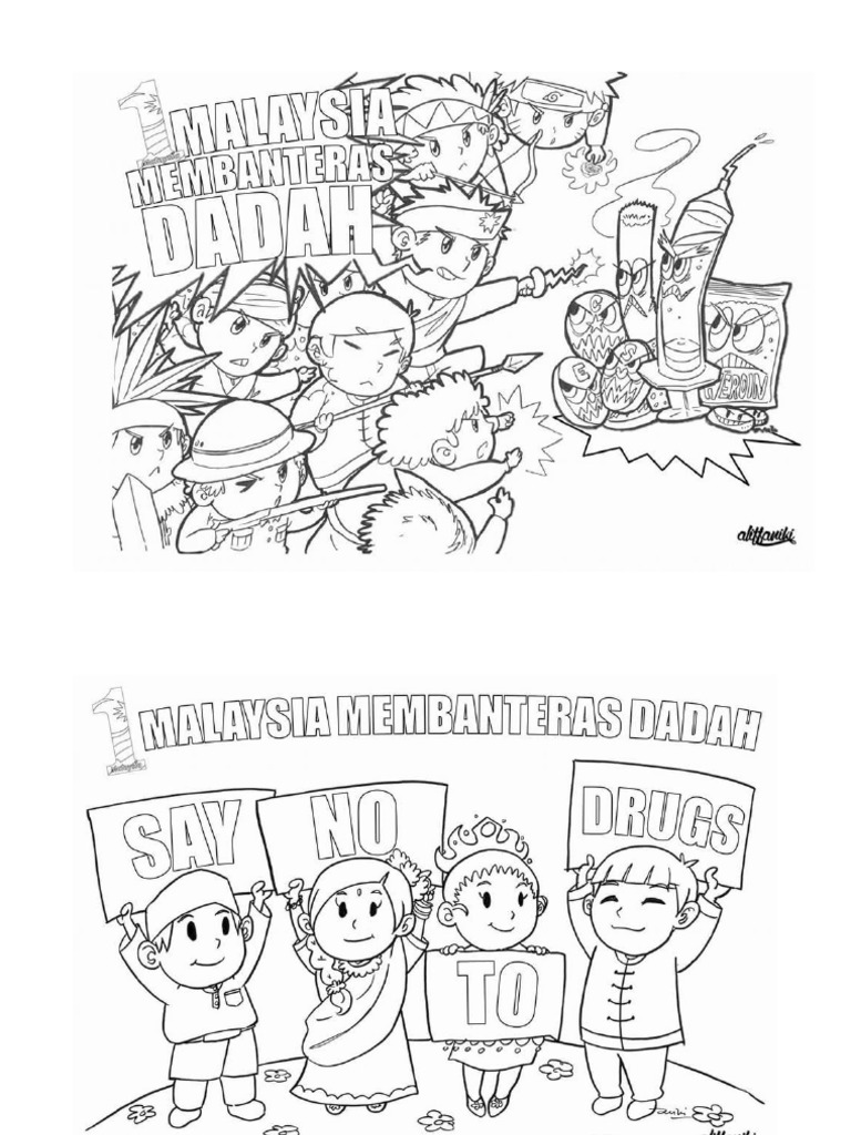 Poster Kanak-Kanak Anti Dadah | PDF