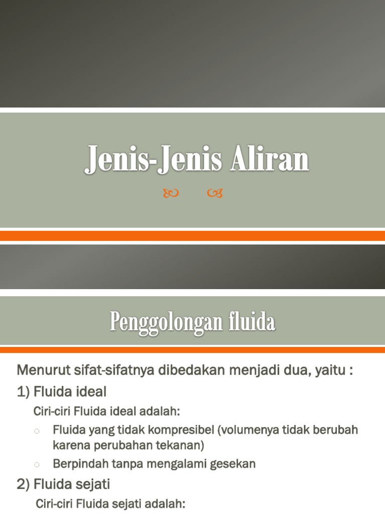Modul 6-Jenis-Jenis Aliran | PDF