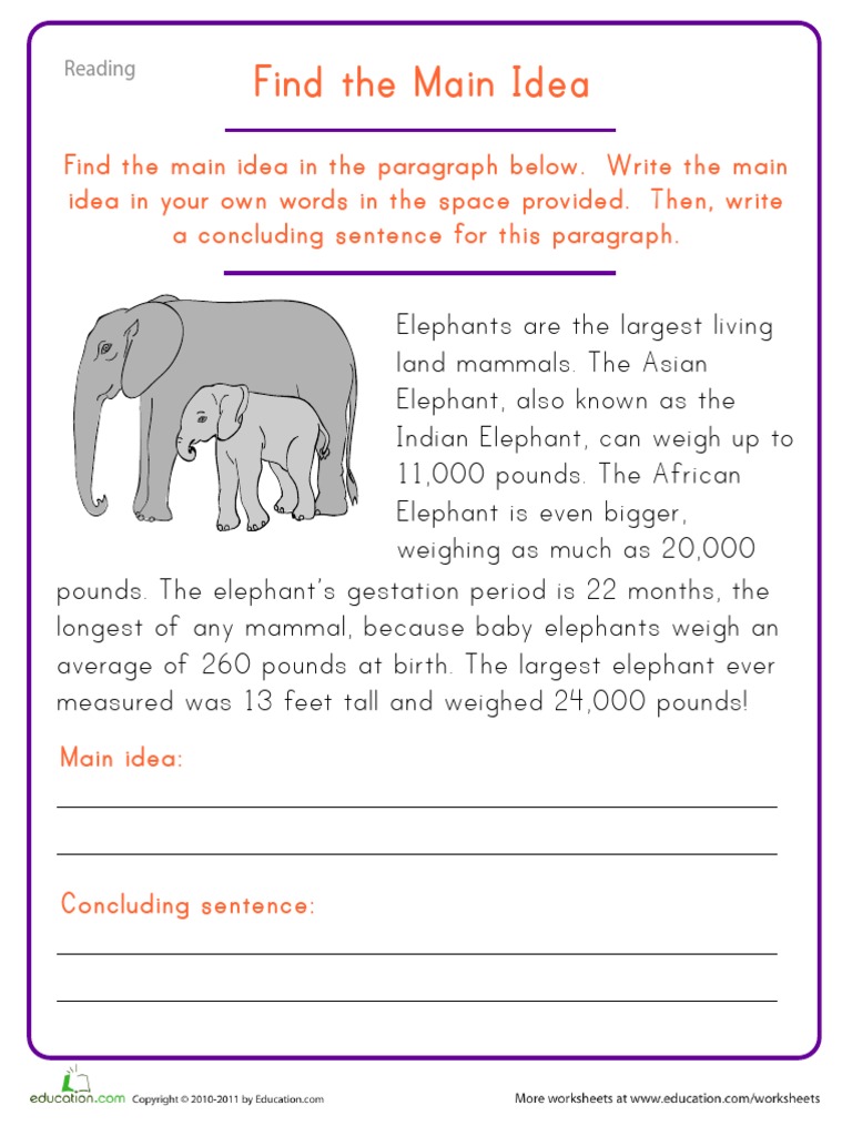 Facts About Elephants for Kids | PDF | General Fiction