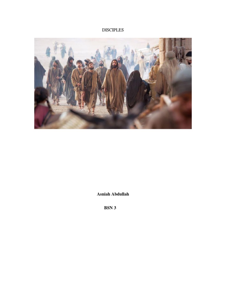 Disciples: Asniah Abdullah | PDF | Jesus | Saint Peter
