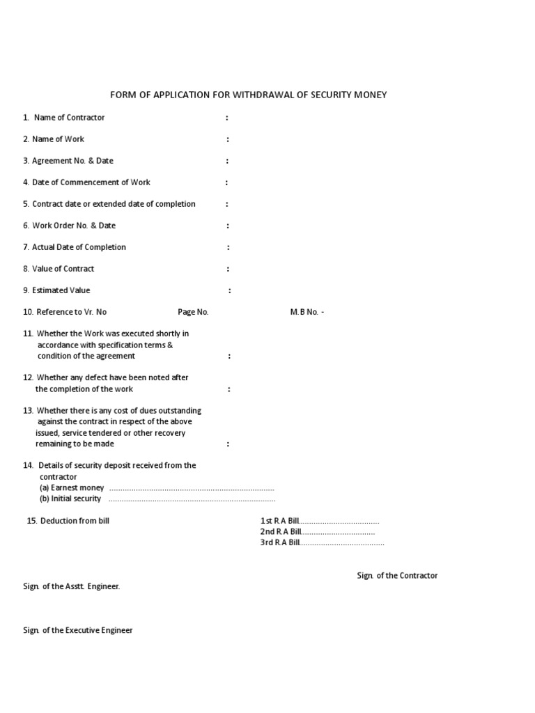 Security Form | PDF | Social Institutions | Social Science