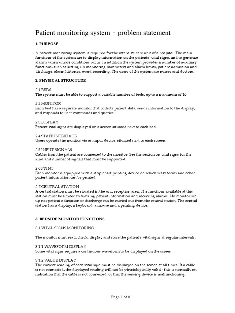 Pms | PDF | Monitoring (Medicine) | Computer Monitor
