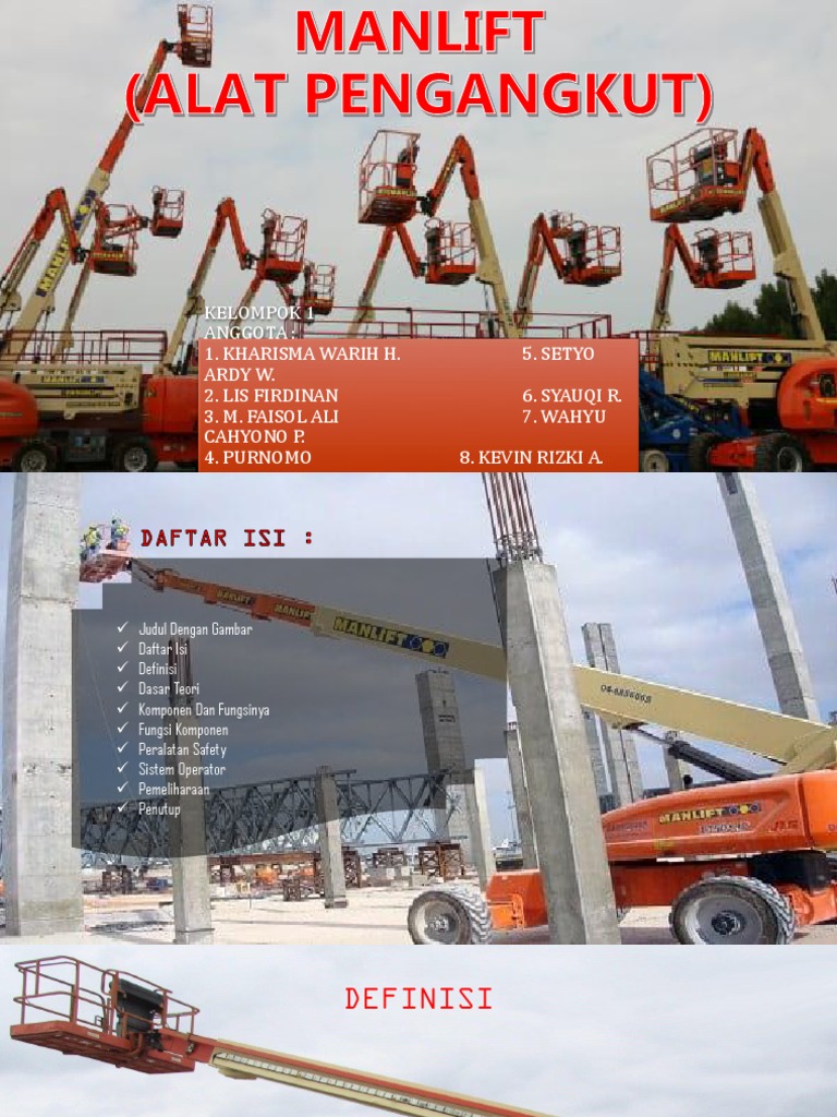 Panduan Lengkap Manlift dan Boom Lift | PDF
