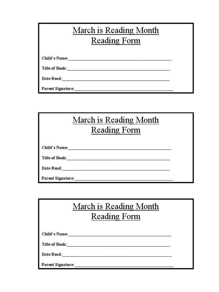 Reading Forms | PDF