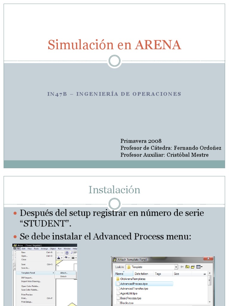 Simulacion en ARENA | PDF