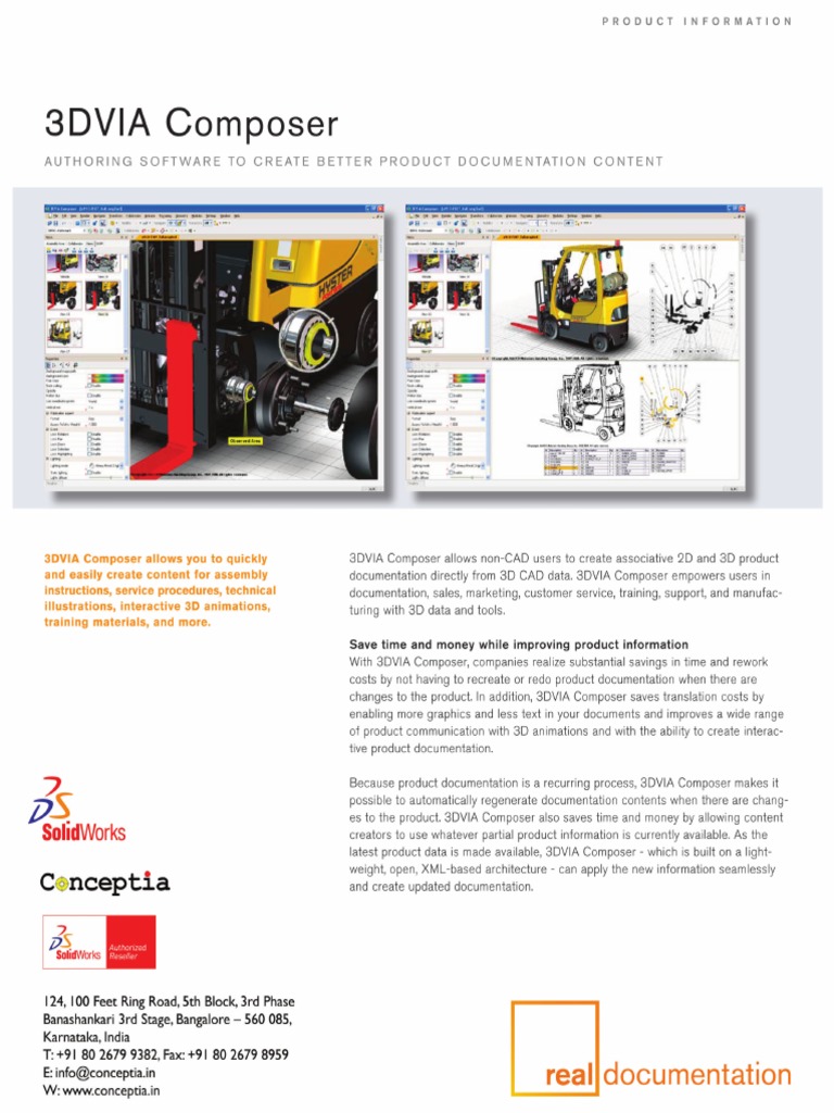 3DVia Composer Brochure | PDF | File Format | Computer Aided Design