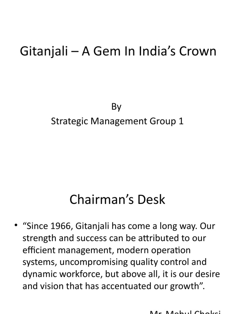 Gitanjali - A Gem in India's Crown | PDF | Diamond | Jewellery
