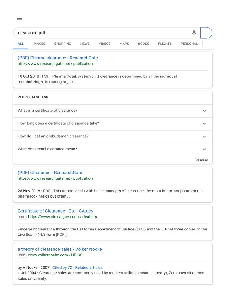 Clearance Information PDF Guide | PDF | Computing And Information ...