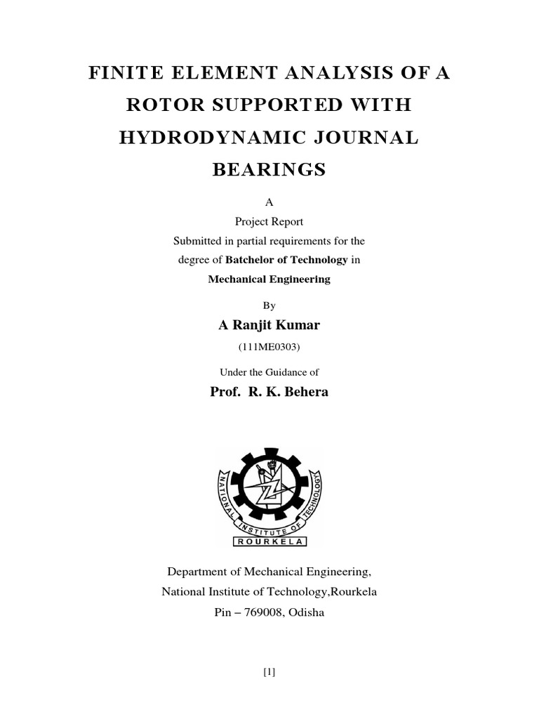 Finite Element Rotor | PDF | Matrix (Mathematics) | Finite Element Method