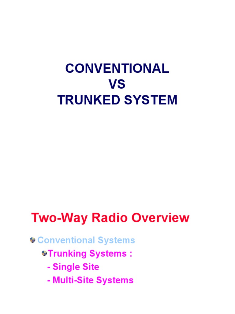 Trunking Vs Conventional | PDF | Information And Communications Technology | Computing