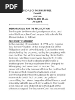 Memorandum For The Prosecution-Sample | PDF | Conspiracy (Criminal ...