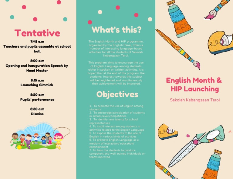 English Month & HIP Launching | PDF | Cognitive Science | Linguistics