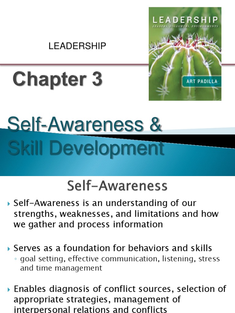 Self-Awareness & Skill Development: Leadership | PDF | Interpersonal ...