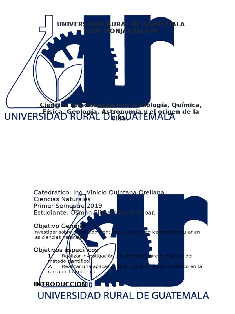 Metodo Cientifico En Botanica Pdf Método Científico Fertilizante