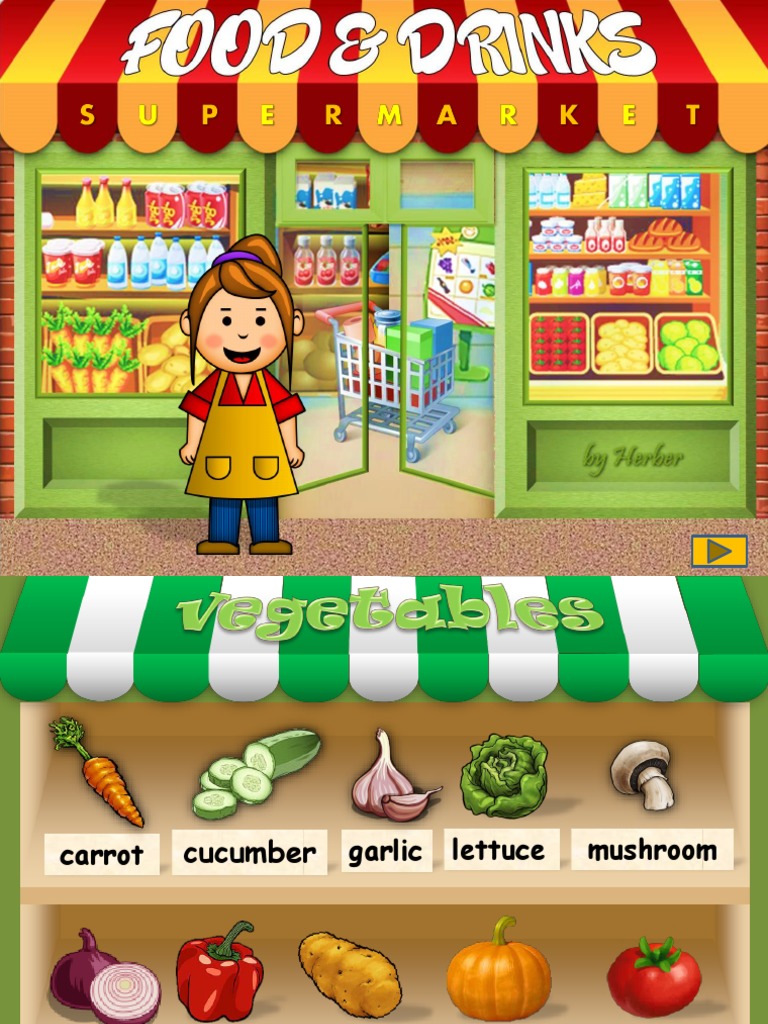 Food and Drinks Flashcards Fun Activities Games Picture Dictionari ...