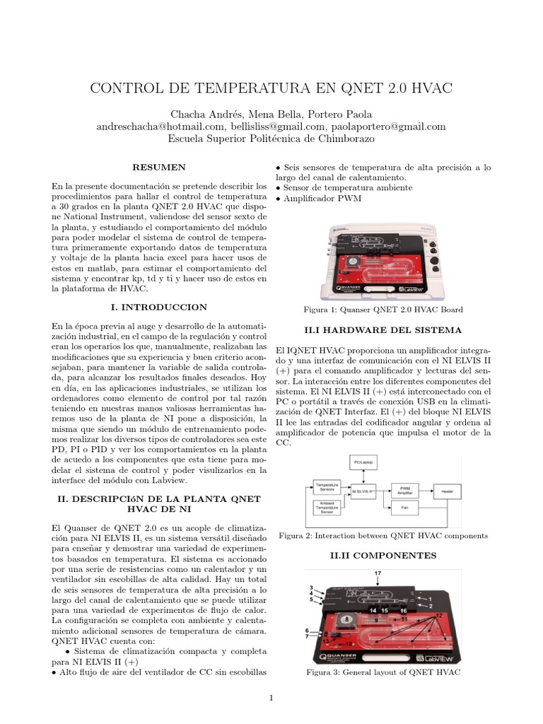 Control de Temperatura PDF | PDF | Hvac | Temperatura