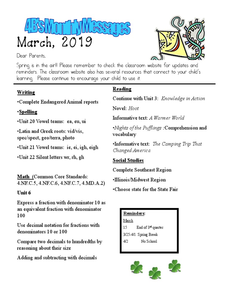 March Newsletter | PDF