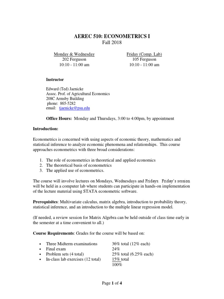 Problem Set 5 | PDF | Heteroscedasticity | Regression Analysis