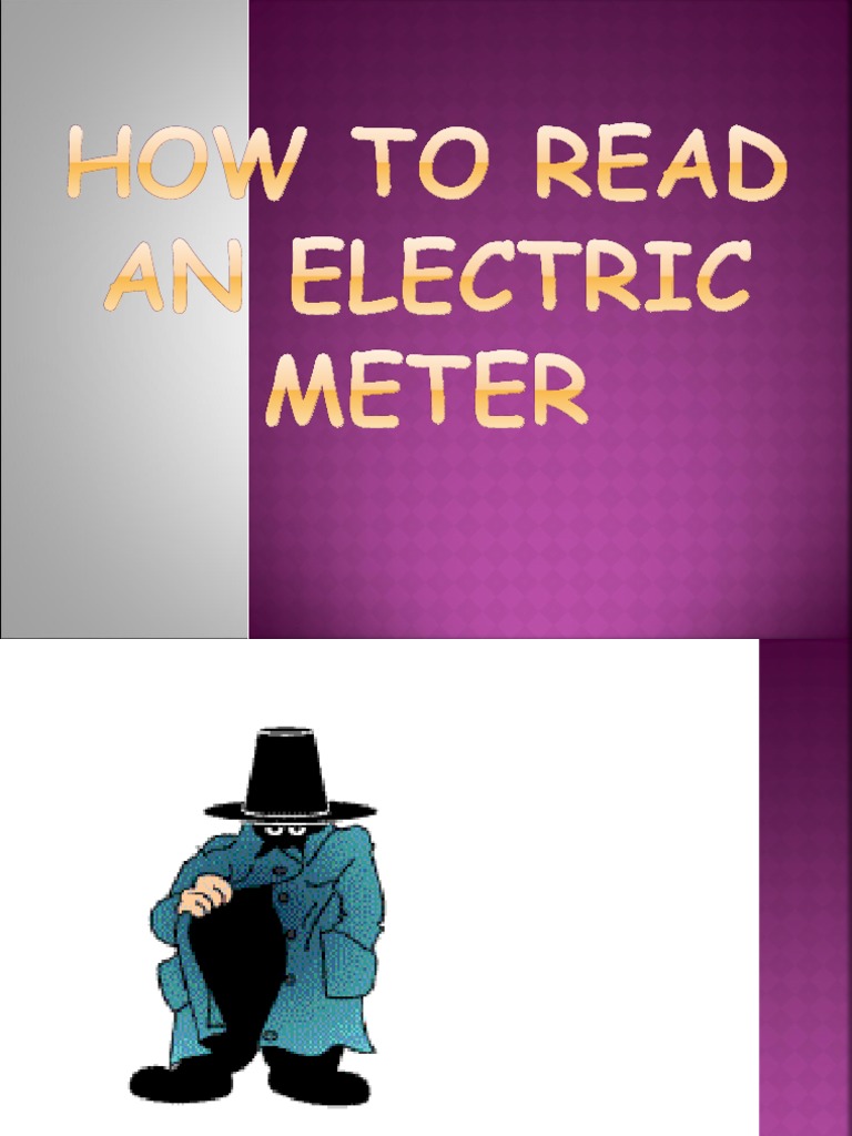 Electric Meter Reading | PDF