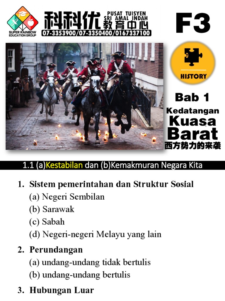 (Feb) F3 Sej Bab 1 PDF | PDF