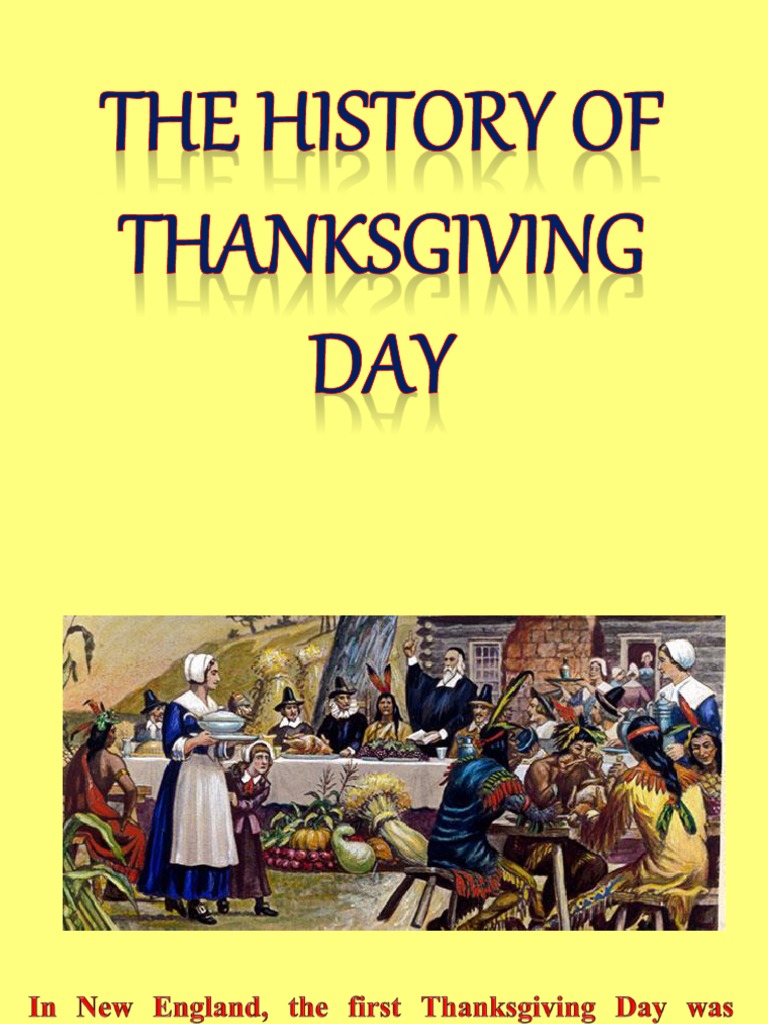 The History of Thanksgiving Day 61718 | PDF