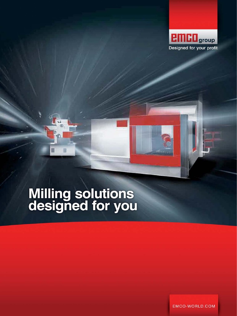EMCO Mecof - Milling Folder en | PDF | Machining | Machines