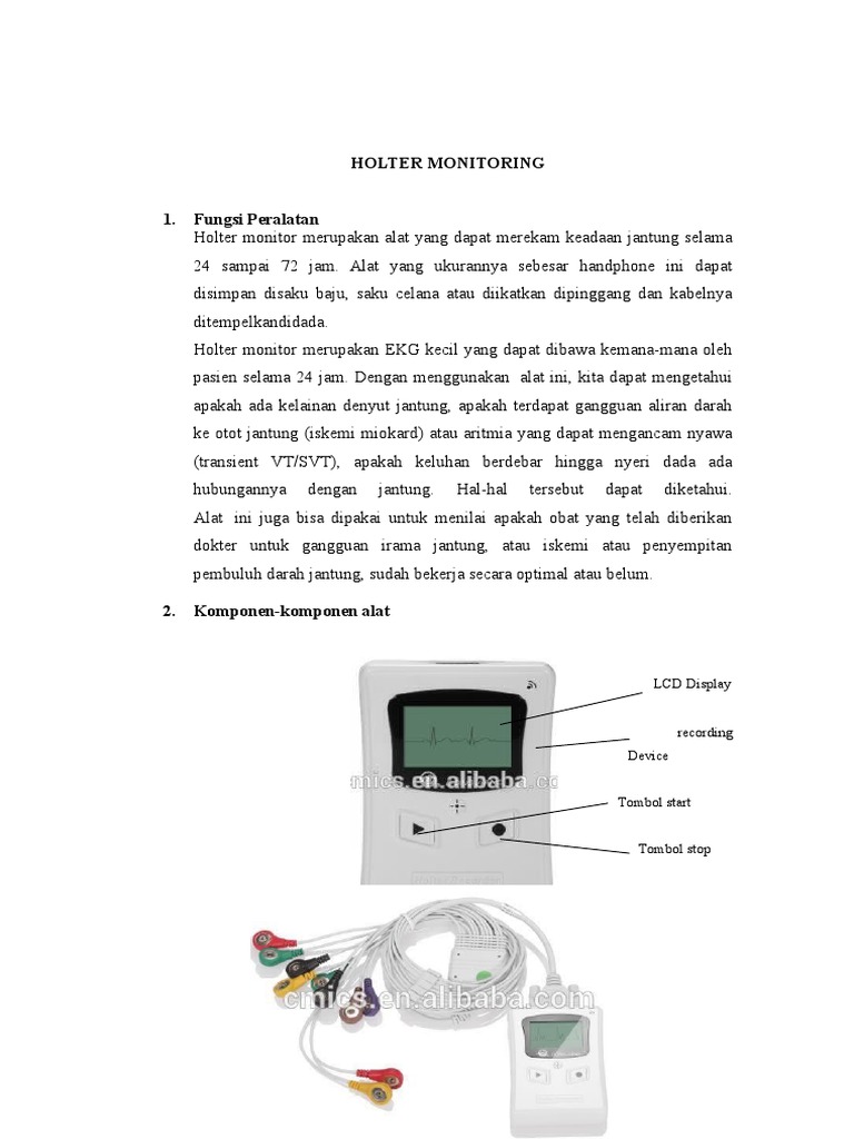Holter Monitor | PDF