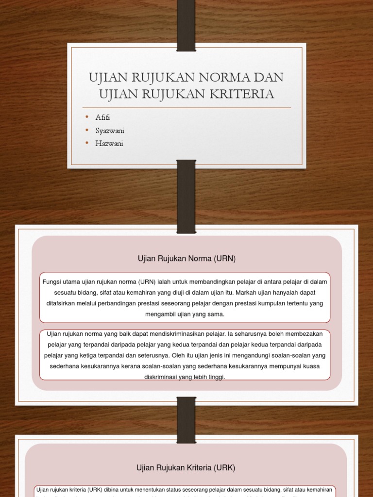 Perbandingan URN Dan URK | PDF